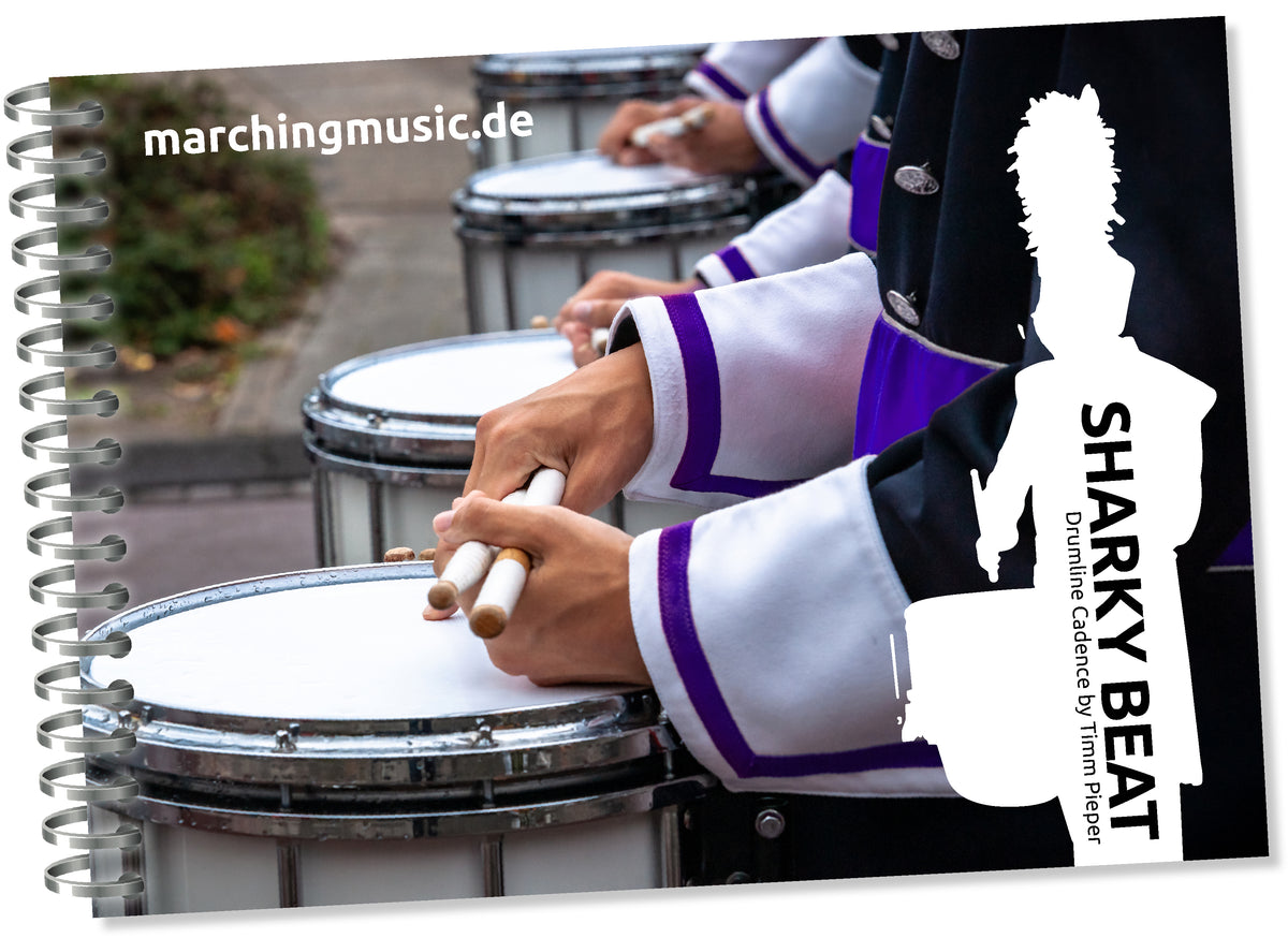 SHARKY BEAT (Drumline Cadence) – marchingmusic.de